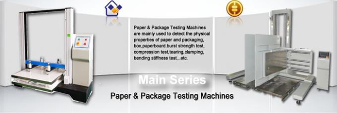 Electronic Carton Compression Tester , Computer Servo Box Compressive ...