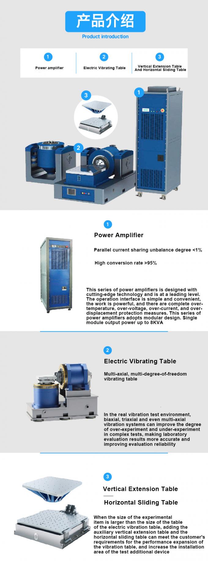 Transportation Vibration Test Table Electrodynamic System Vibration Shaker